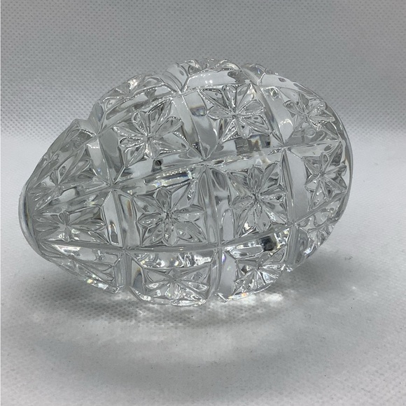 Waterford Crystal Star Pattern 2001 Annual Egg Paperweight Rare HTF 3 ...
